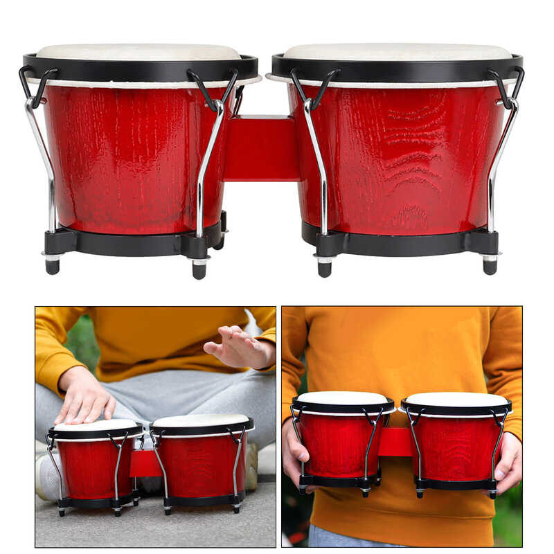 Kowaku 6 And 7 Inch Heads Bongo Drums African Drum For School ...