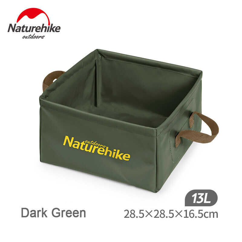 Naturehike Outdoor Fordable 13 Litre Square Water Bucket - Water ...
