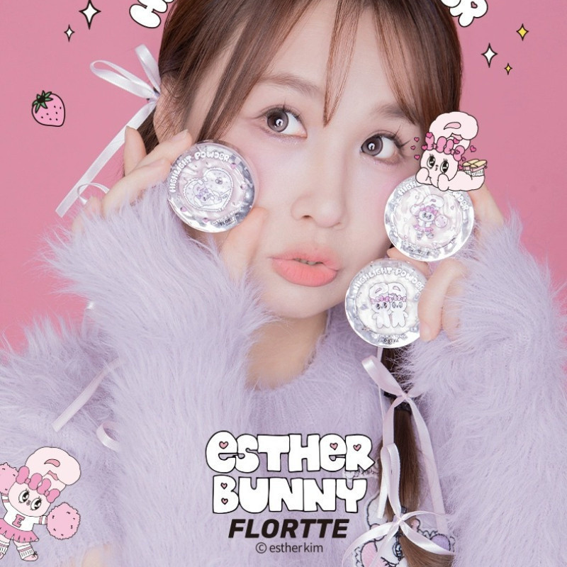 FLORTTE Highlight Single Color Highlight Powder Matte Three-Dimensional ...