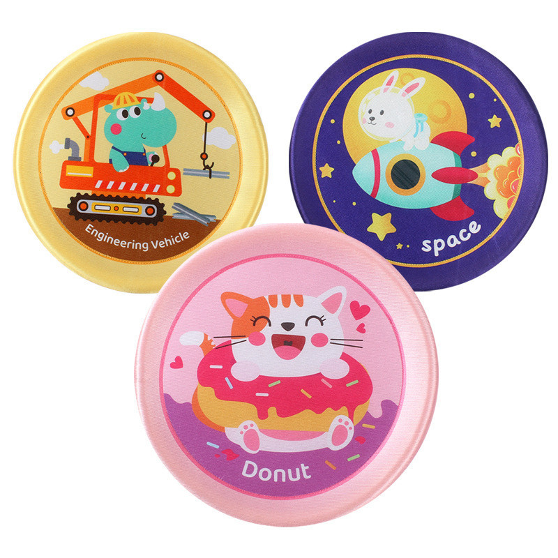 Colorful Flying Fabric Disc For Kids Kindergarten Frisbee Cloth ...
