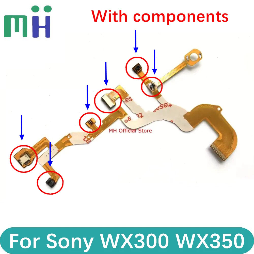 Copy NEW For Sony WX300 WX350 Lens Flex Cable Rear Main Flexible FPC ...
