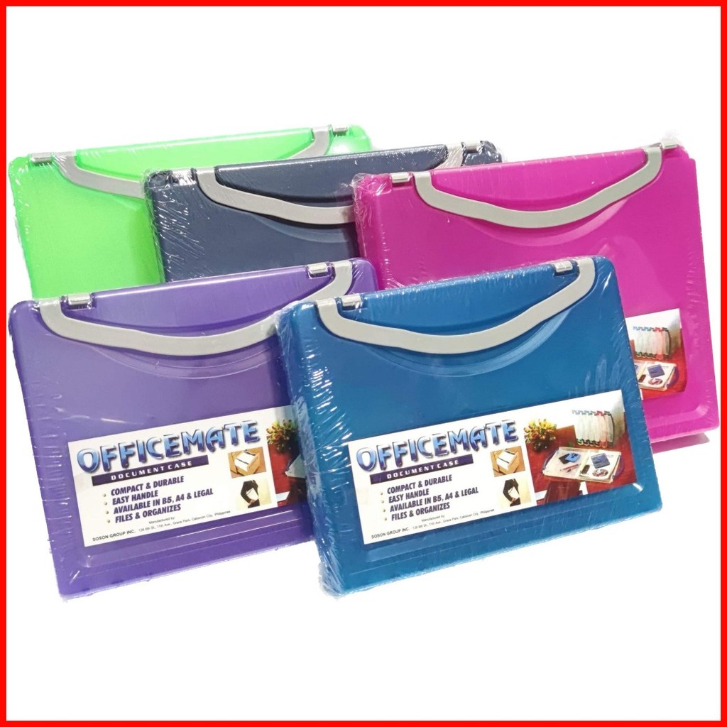 Plastic Document Case with Handle Short Long B5 A4 B4 Office School Bag ...