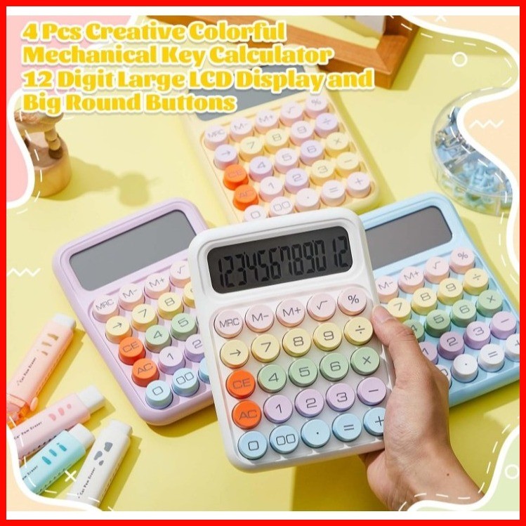 TSE DEXIN DX-819 Dopamine Color Calculator || 12 Digits Large Display ...