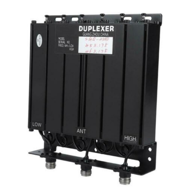 50W 6 Cavity Duplexer VHF/UHF Repeater Duplexer for Radio Communication Radio Repeater 3VHF 380 ...