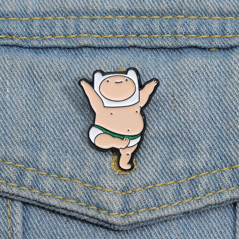 Anime Adventure Time Enamel Pins Brooches Funny Cartoon Brooch Pin ...