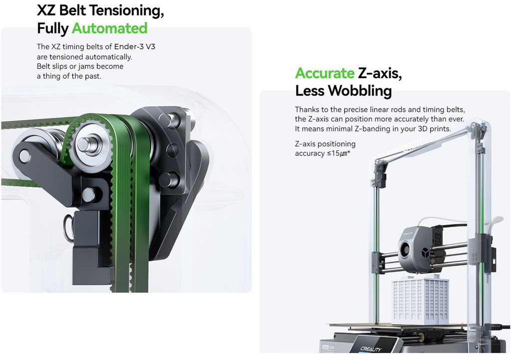 Creality Ender 3 V3 CoreXZ FDM 3D Printer 600mm/s* Max printing speed ...