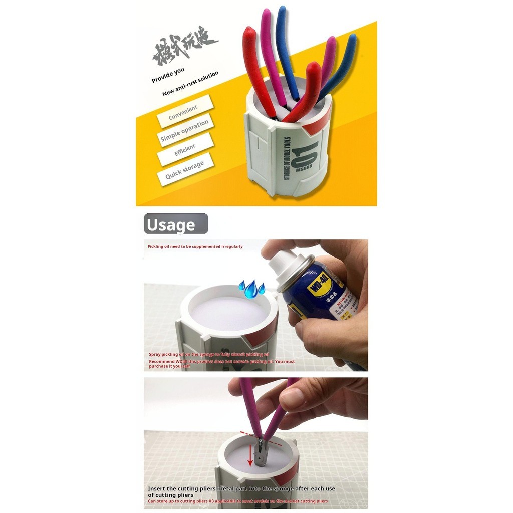 Storage Box for Gundam Gundam DIY GK Model Cutting Tool MOSHI MS080 ...