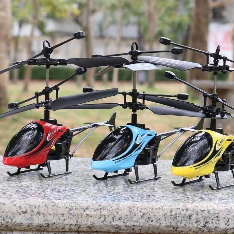 Wireless Remote Control Airplanes Toys Simulation Helicopter Toys 2ch ...