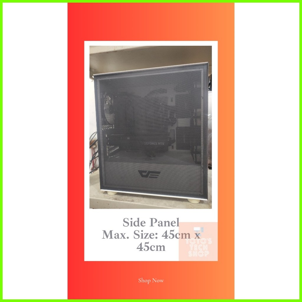 Magnetic Dust Filter for PC Desktop Side and Front Panel Custom Cut ...