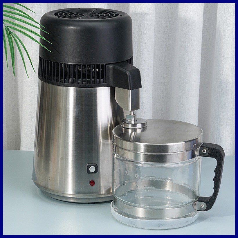 4L Water Distiller Pure Water Filter Stainless Steel Electric Water ...