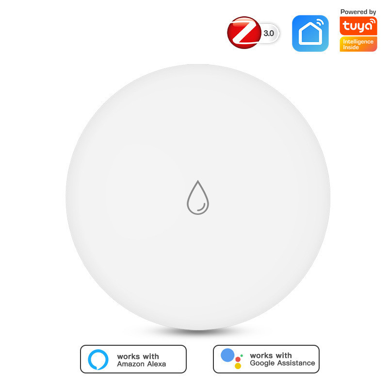 HOT ZigBee Tuya Water Leakage Detector Smart Home Automation Overflow ...