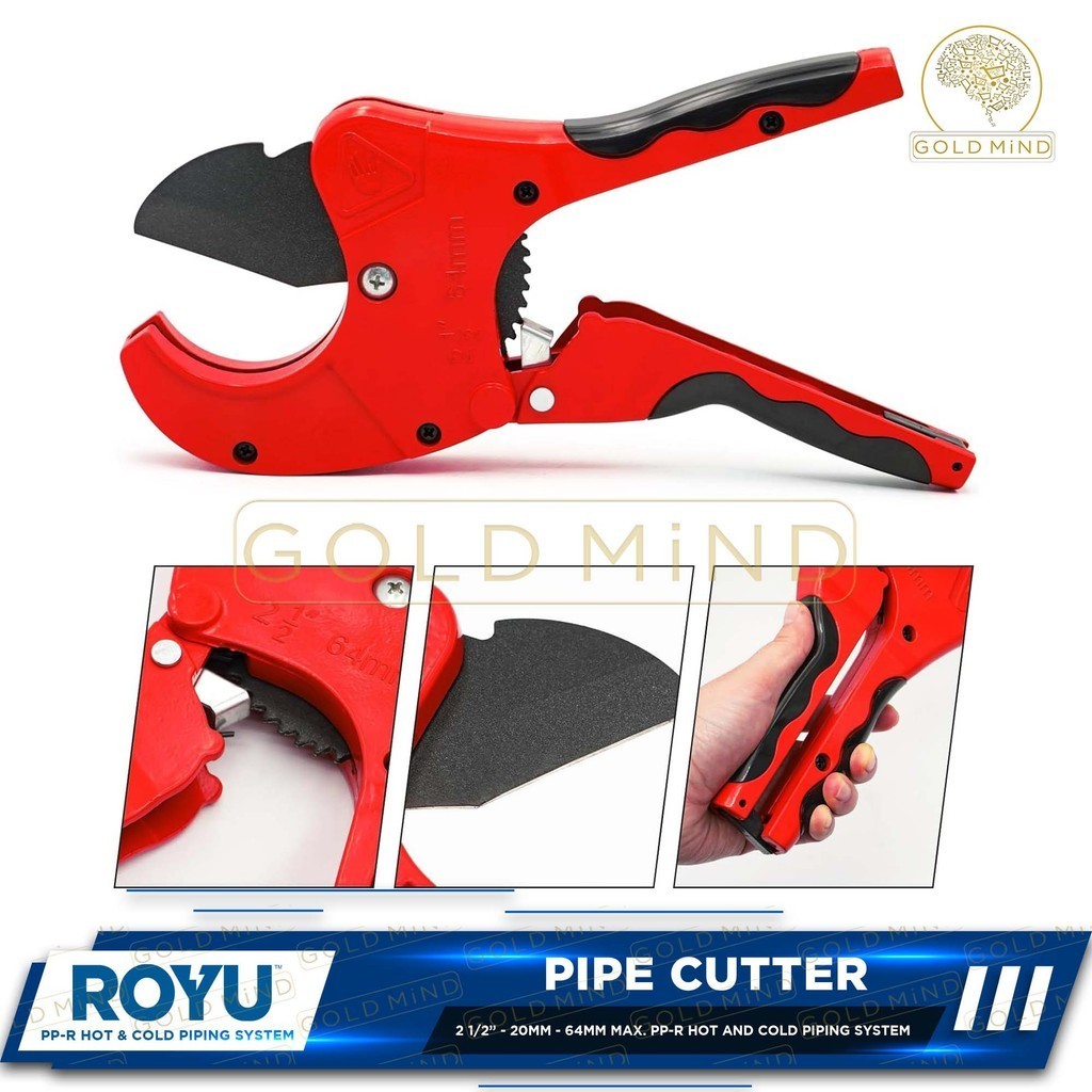 Royu PPR / Pipe Manual Cutter High Quality Blade (2 1/2" / 20mm - 64mm ...