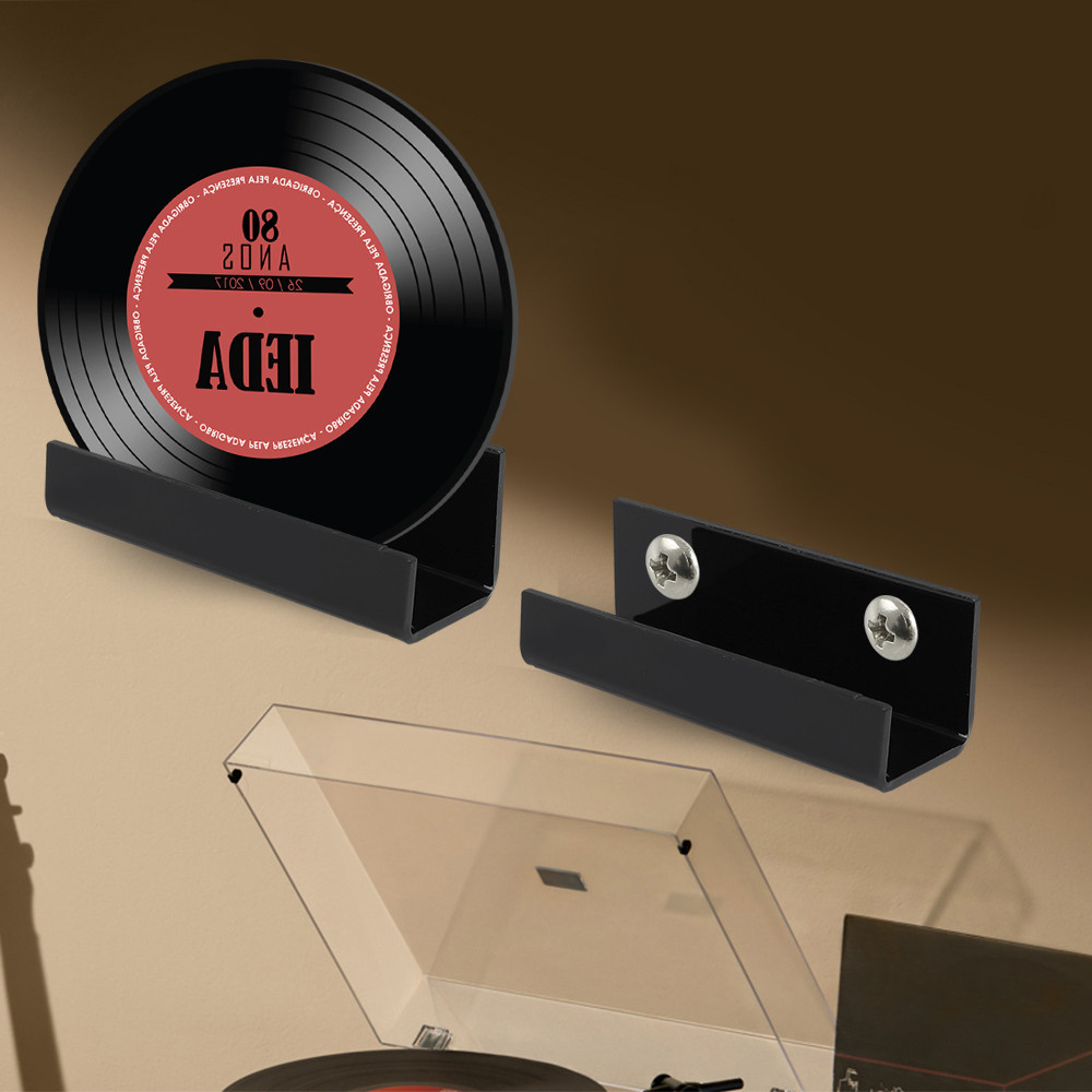 CD Storage Rack Living Room Decoration Wall Mounted Vinyl Record Shelf ...