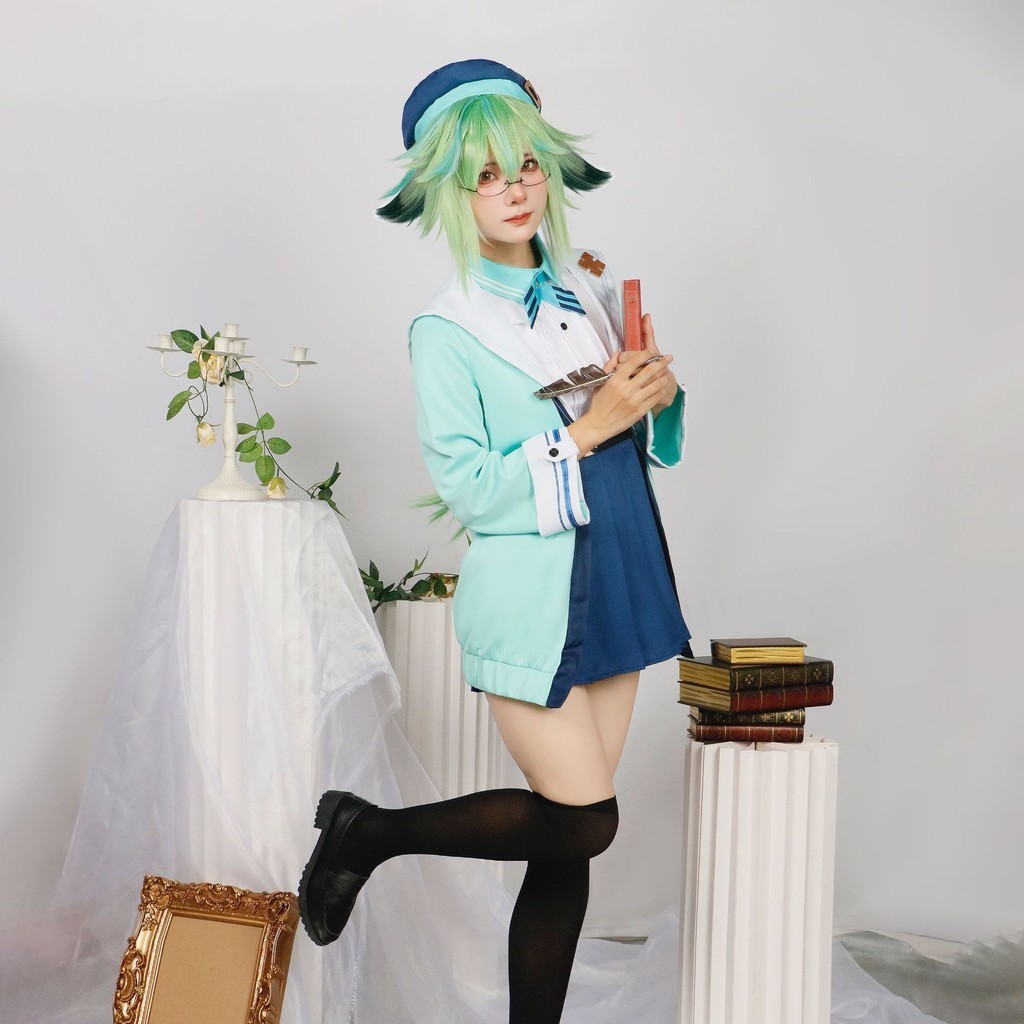 [Wetrose] Genshin Impact Sucrose Cos Suit Anime Game Women's Suit Plain ...