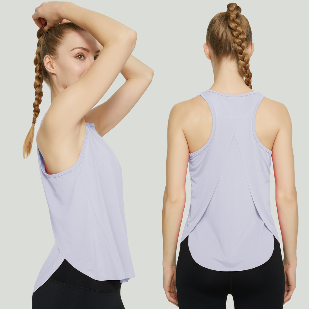 45-75kg Quick Dry Workout Tops Women Loose Fitness Running Tank Tops ...