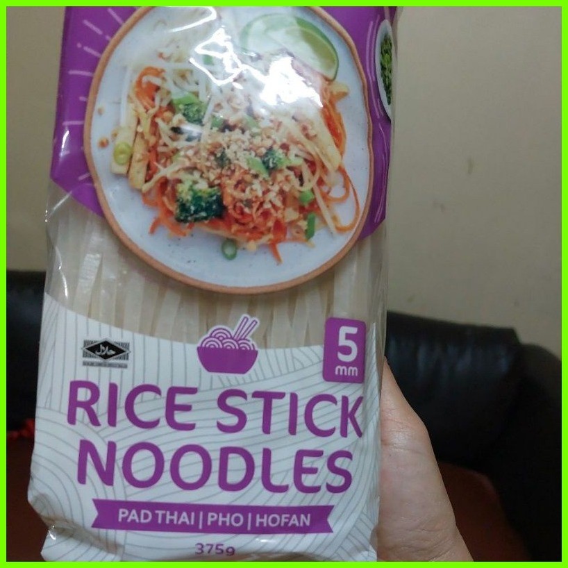 ☢ ♕ NEW LOOK OF HENG BING Thai Noodles/Rice Stick/Thai Pad(Hofan) 3mm ...