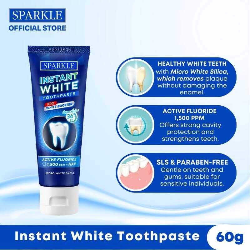 SPARKLE Instant White Toothpaste 60G | Shopee Philippines