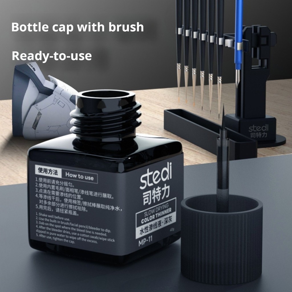 Stedi MP-10~MP-13 40g Water Based Panel Line Paint Plastic Model ...