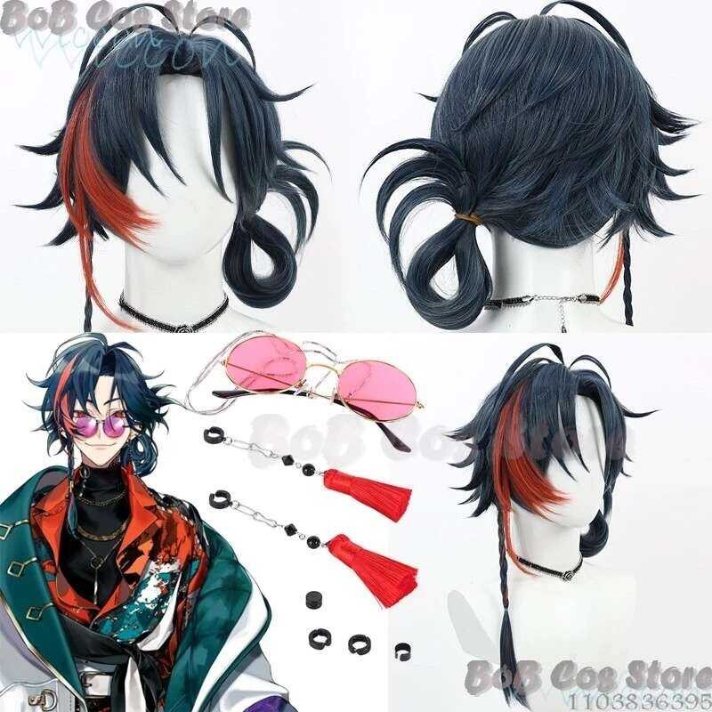 LY Kaisei Cosplay Wig 3S KM Virtual Youtuber Kitami Yusei Cos Prop k ...