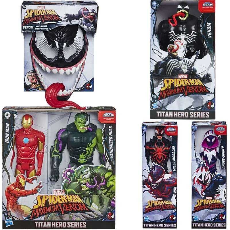 Tt Titan Hero Series Spider Man 12 Inch Figure Maximum Venom Toy ...