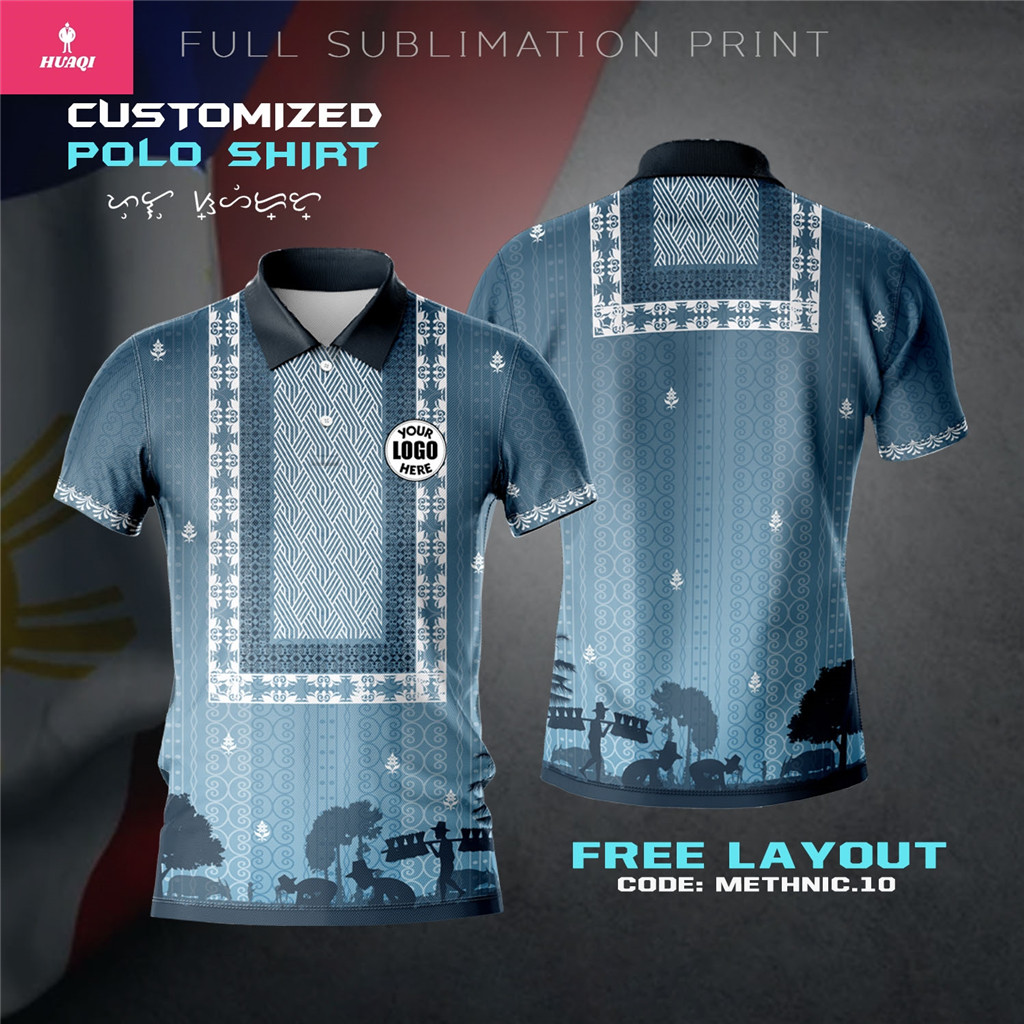 asean inspired ethnic attire barong agalog batik polo for men ...