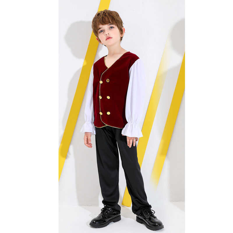 Middle Ages boys' long sleeved Russian traditional costumes ...