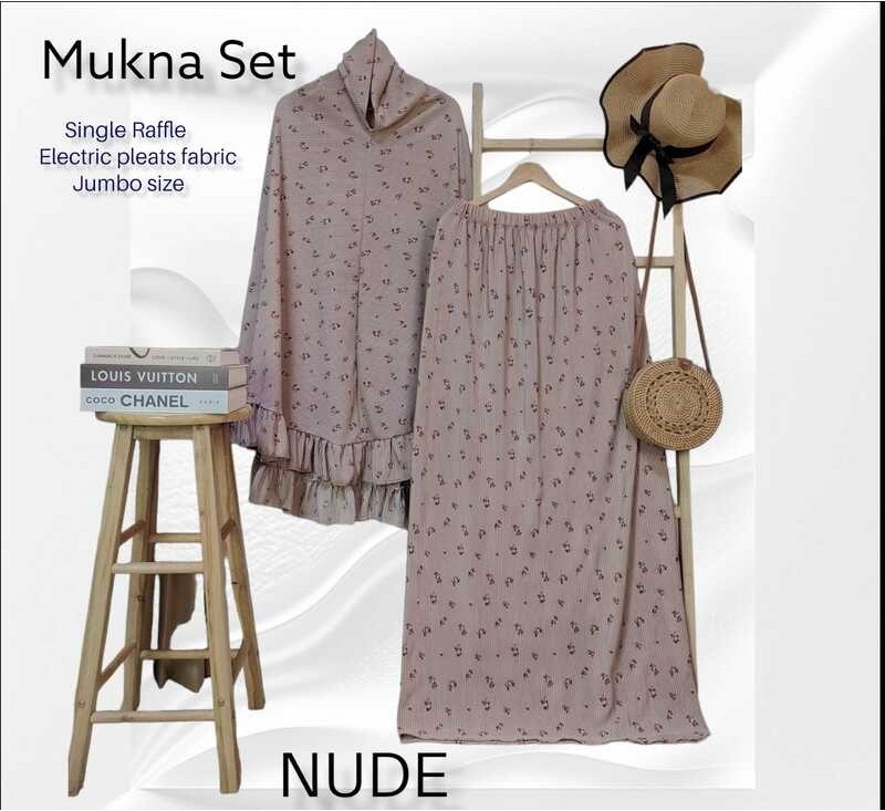 Summer Mukna set with ruffle / Islamic Prayer Cloth for women Electric ...
