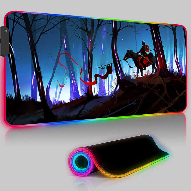 Fearless Soldier Cavalry LED Mouse Pad Backlight Pad Laptop Gaming ...