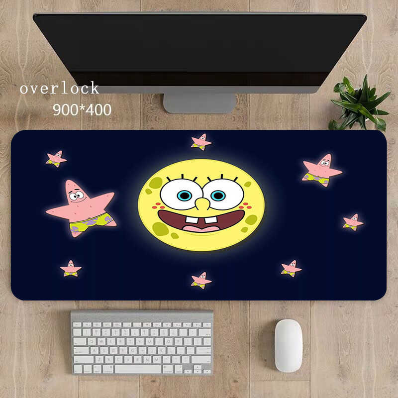 Large Mouse Pad Gamer S-Spongebobs Deskmat Computer Tables Desk Mat ...