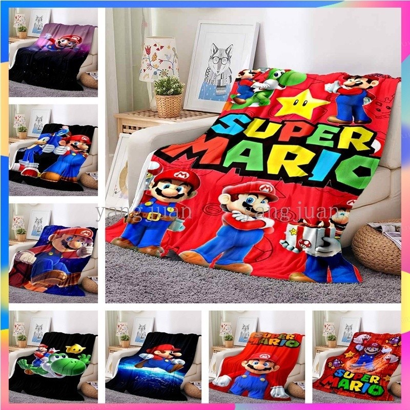 2024 Creative Nintendo Game Character Blanket Super Mario Brothers ...