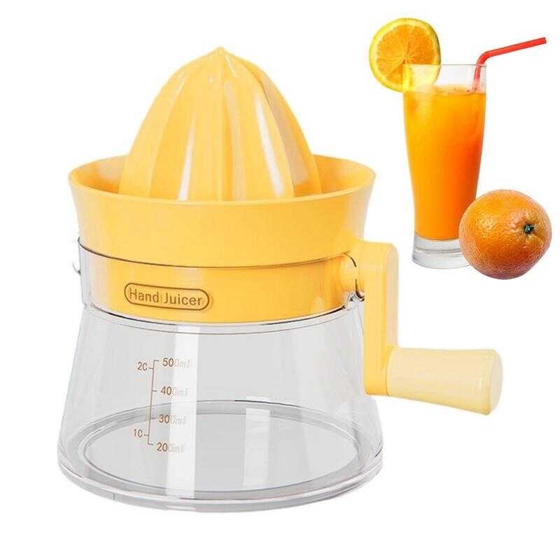 Juicer Portable Press Fruit Squeezer Cup Detachable Hand Juice ...