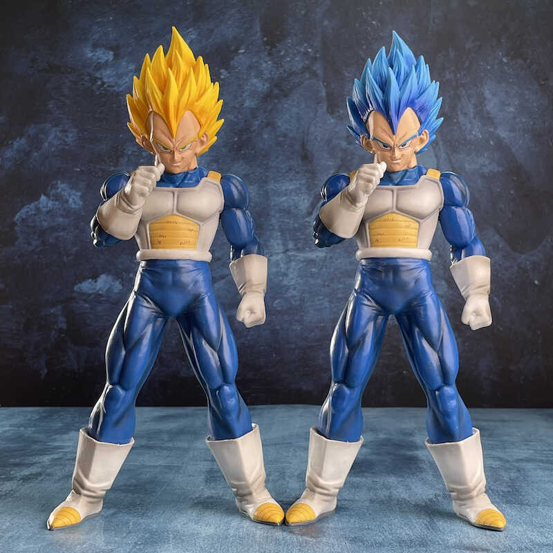28CM Dragon Ball Z Min Vegeta Anime Figure Self-destruct Dbz Super ...