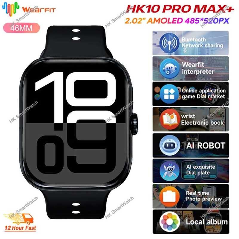 Hk10 Pro Max Plus Gen2 2025 Smartwatch Series10 Men Women AI Robots ...