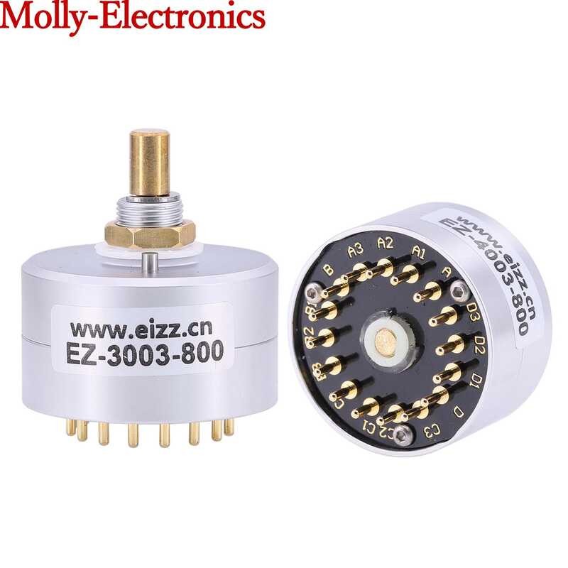 Source Signal Selector EIZZ 4 Ways 3 Positions Rotary Adjust Switch ...