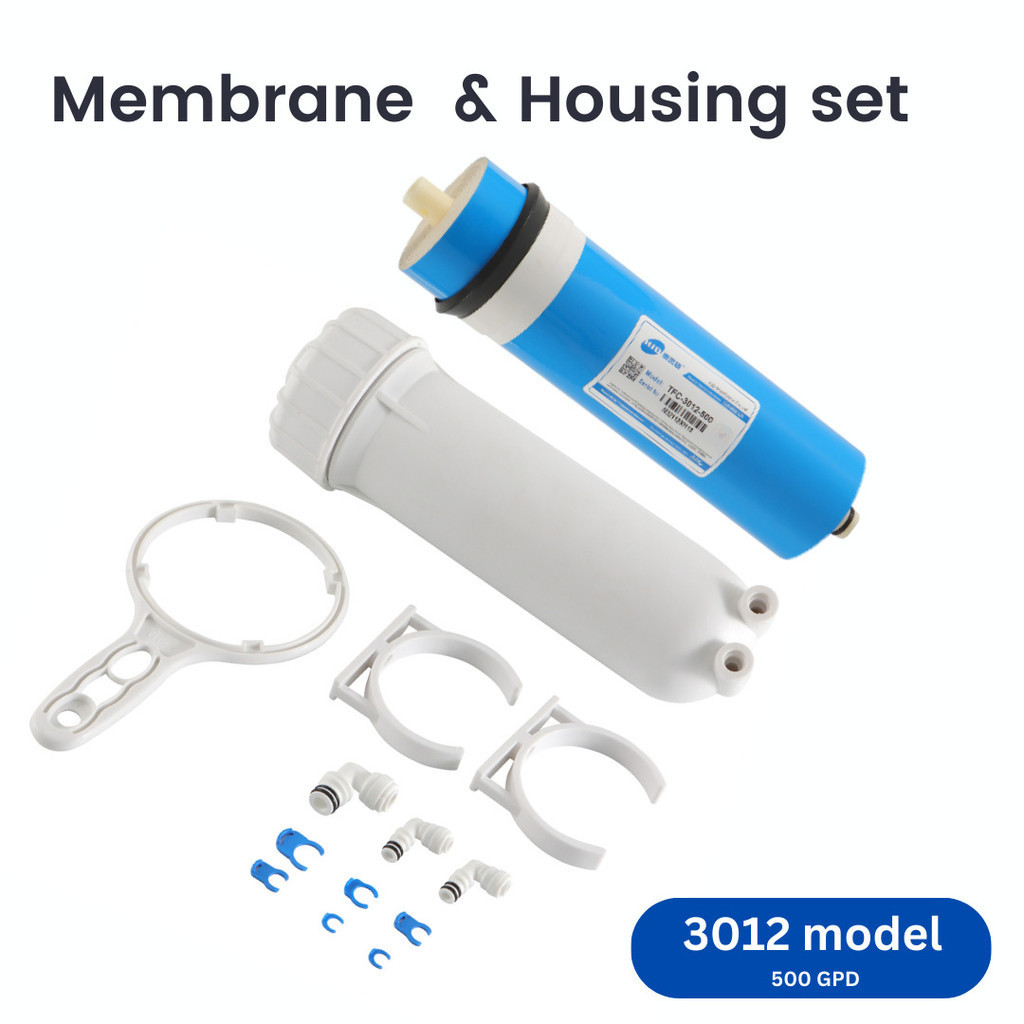 Solutions 400 GPD RO Membrane, Reverse Osmosis with Membrane Housing, 1 ...