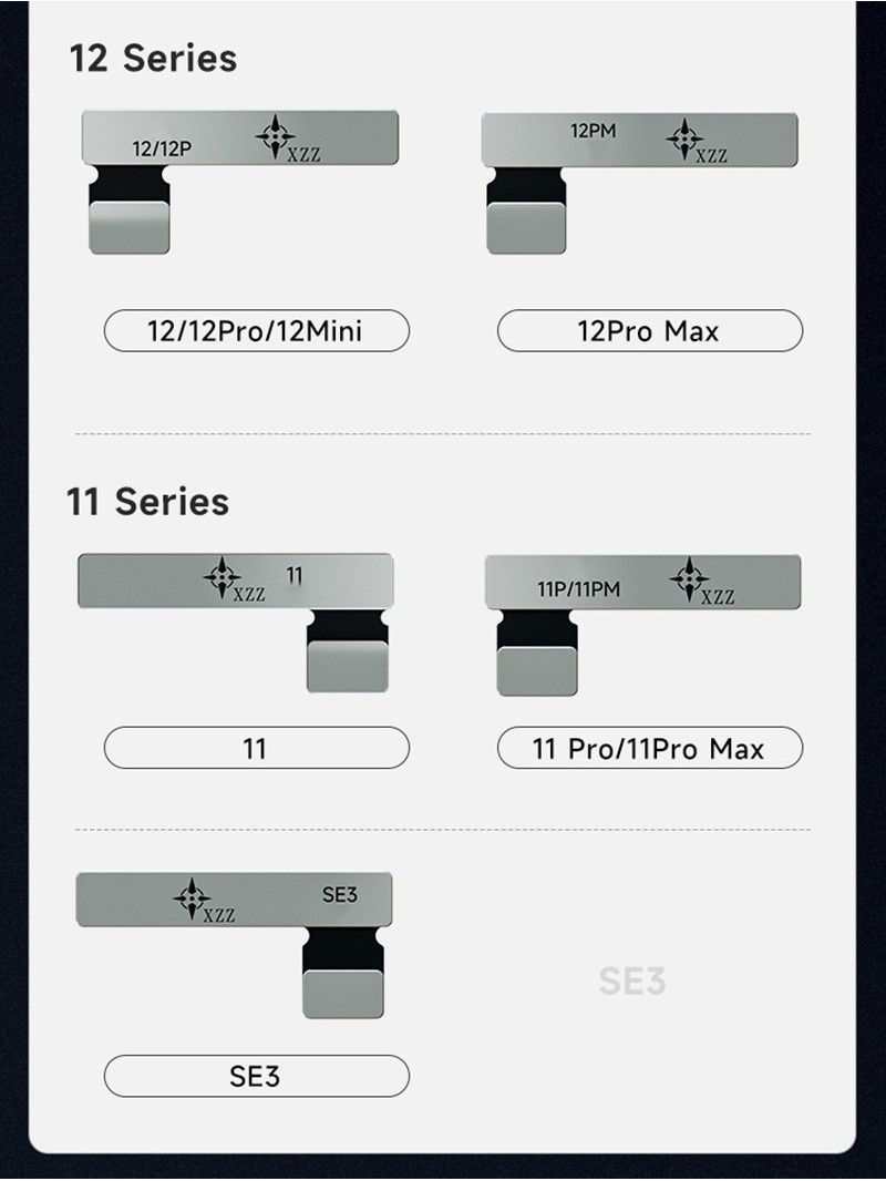 XZZ No Need Programmer Read Write Data Battery FPC Flex For 11 12 14 13 ...