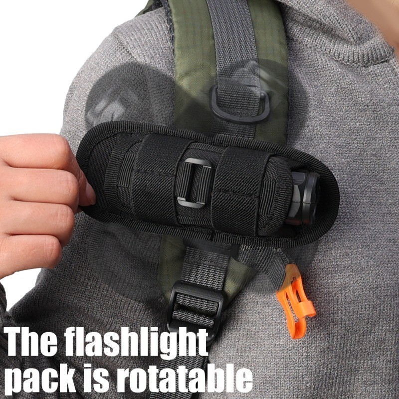 High Quality Nylon Flashlight Storage Bag Outdoor Hunting Camping ...