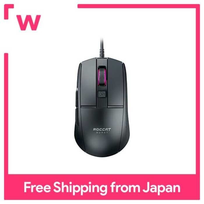 ROCCAT Burst Ultra Lightweight Core Gaming Mouse Black (Lightweight 68G ...