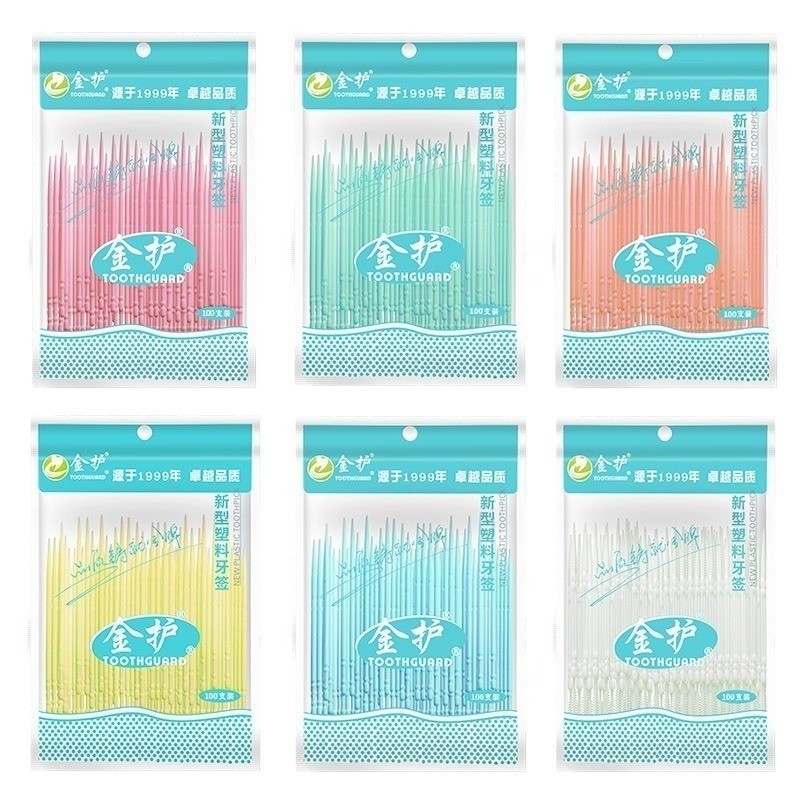 100/300/500Pcs Double-Headed Flosser Toothpicks / Disposable ...