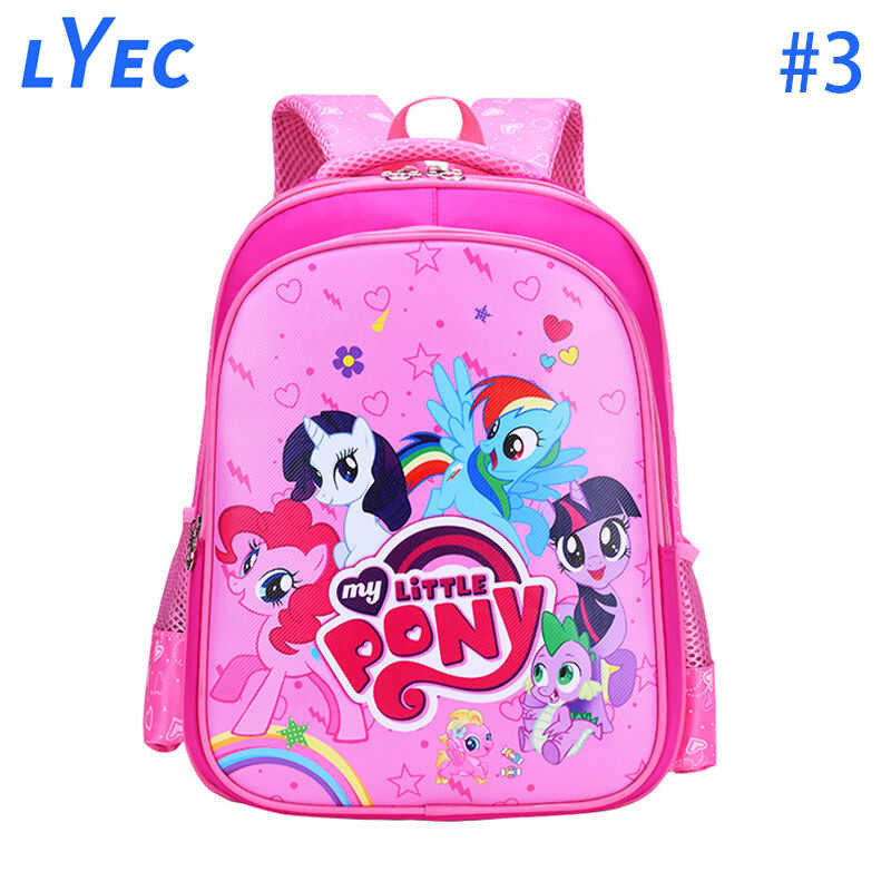 B6 My Little Ponys Schoolbag Girl Cartoon Backpack Waterproof 2 ...
