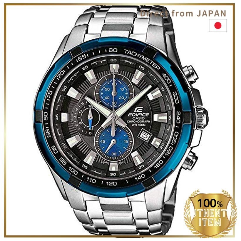 CASIO EDIFICE CHRONOGRAPH MEN'S EF-539D-1A2 Stainless Steel, Quartz ...