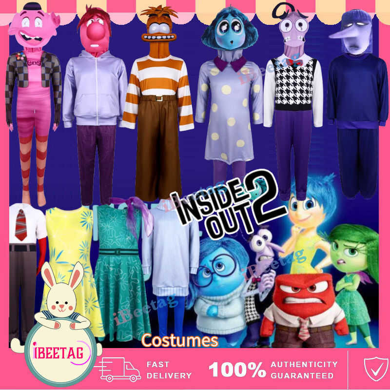 LY Inside Out 2 Joy/Disgust/Anger/Fear/Sadness/Envy/Embarrassment ...