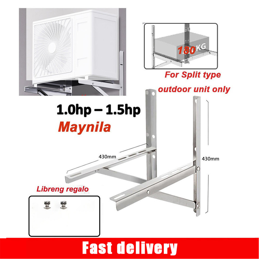 Aircon Bracket: 1HP to 1.5HP Powder Coated Outdoor Wall-Mounted Units ...