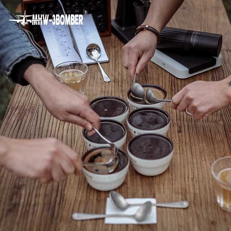 Bomber coffee spoon barista SCA standard professional tasting spoon 304 ...