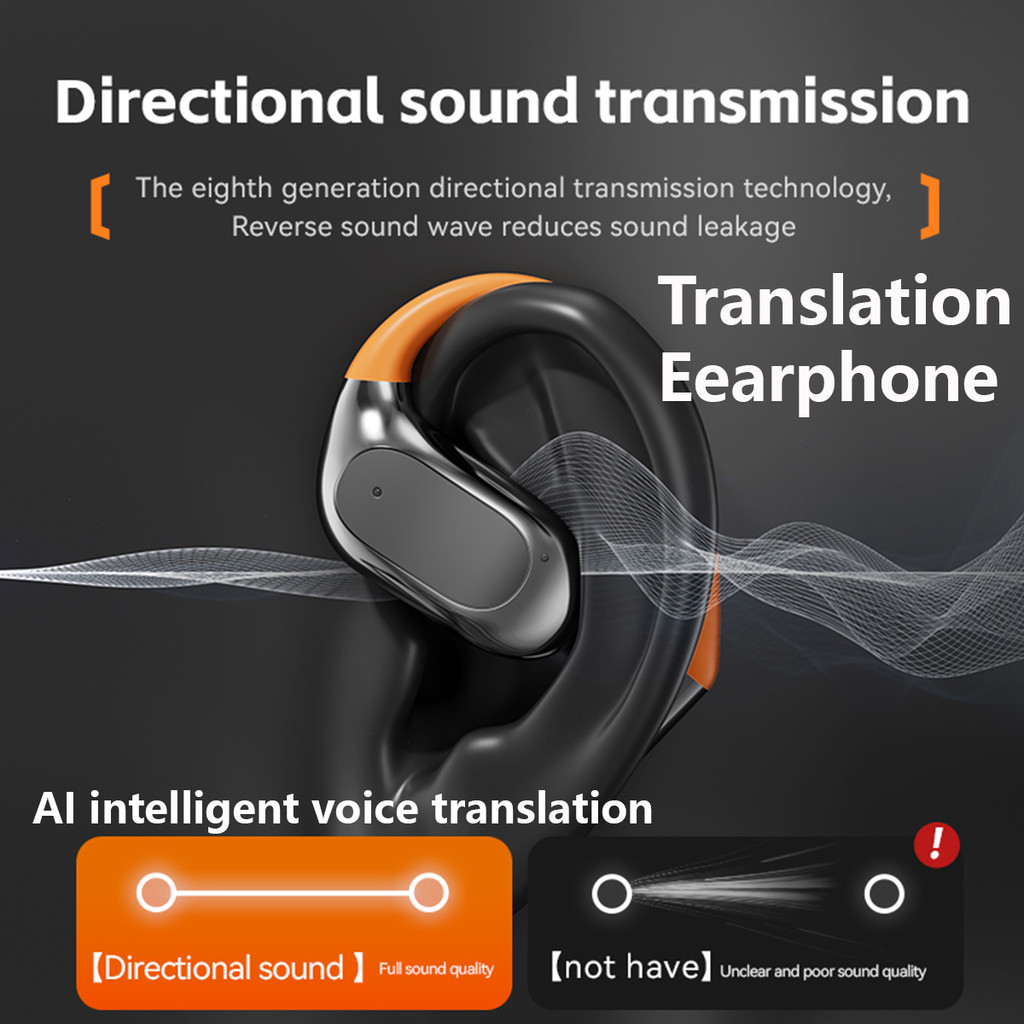 Translator 145 Languages Translation earphones AI Intelligent Voice ...