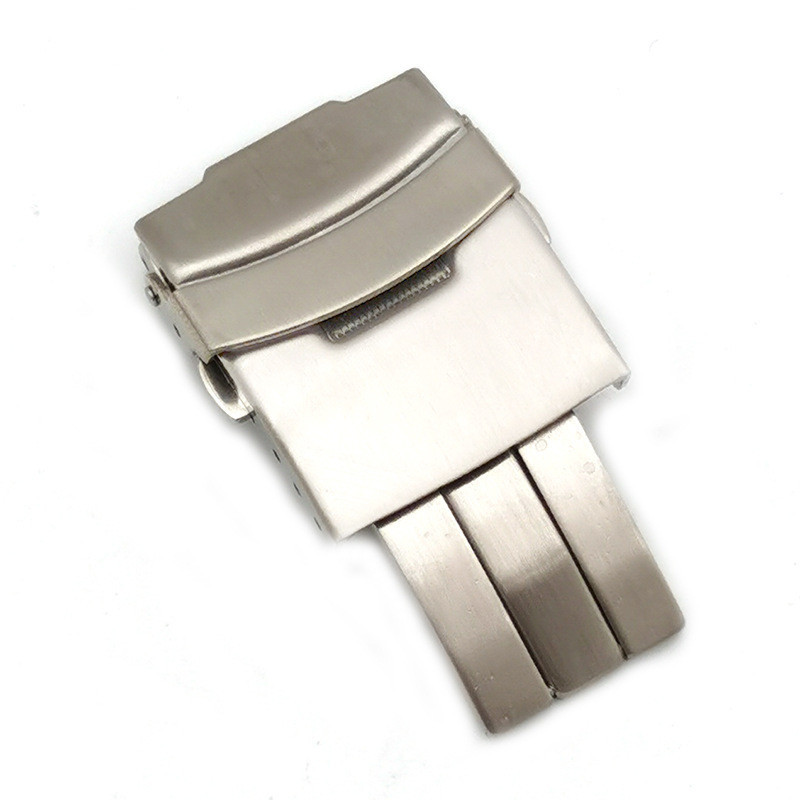 304 Stainless Steel Watch Buckle 18mm 20mm 22mm 24mm Metal Folding ...