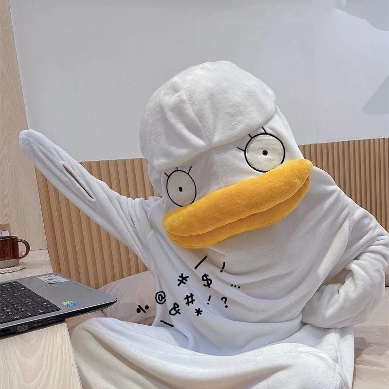 Anime Gintama Cosplay Homewear Elizabeth Duck Kigurumi Pajamas Costume ...