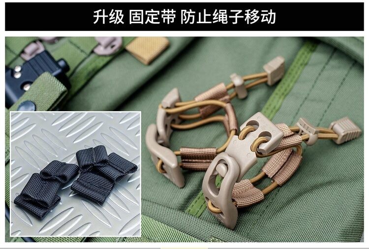 Molle Clips Molle Web Dominator with Elastic String Multipurpose ...