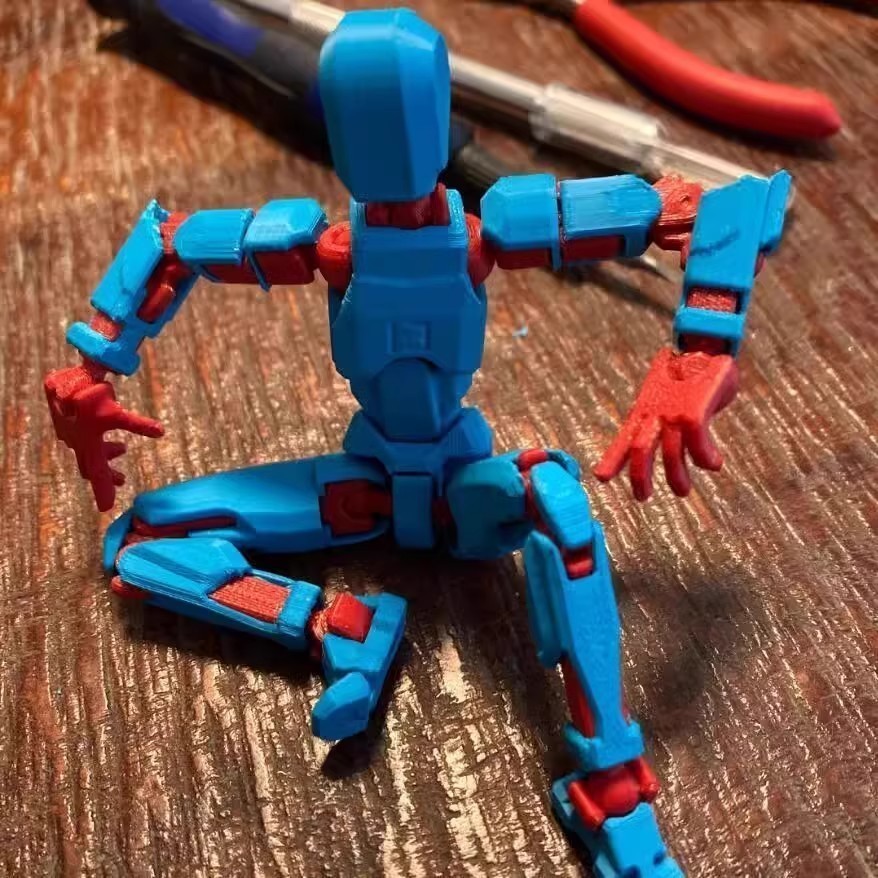 Upgraded Version 3d Printing Multi-Joint Action Figure Lucky 13 Toys ...