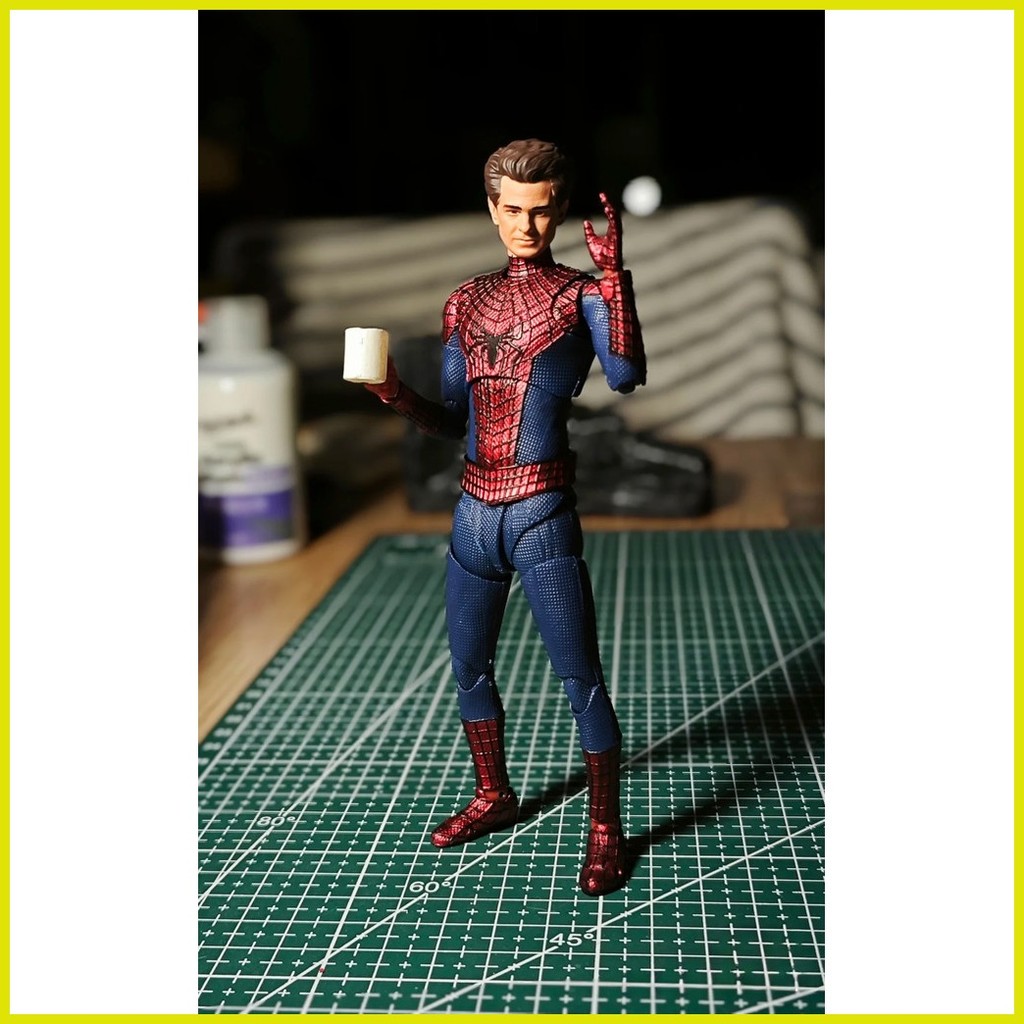 ۩ CT SHF Spiderman Andrew Garfield Tobey Maguire Black Suit Ver. Spider ...